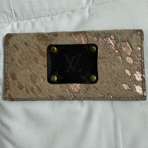 Accessories | Upcycled Lv Checkbook Cover | Poshmark